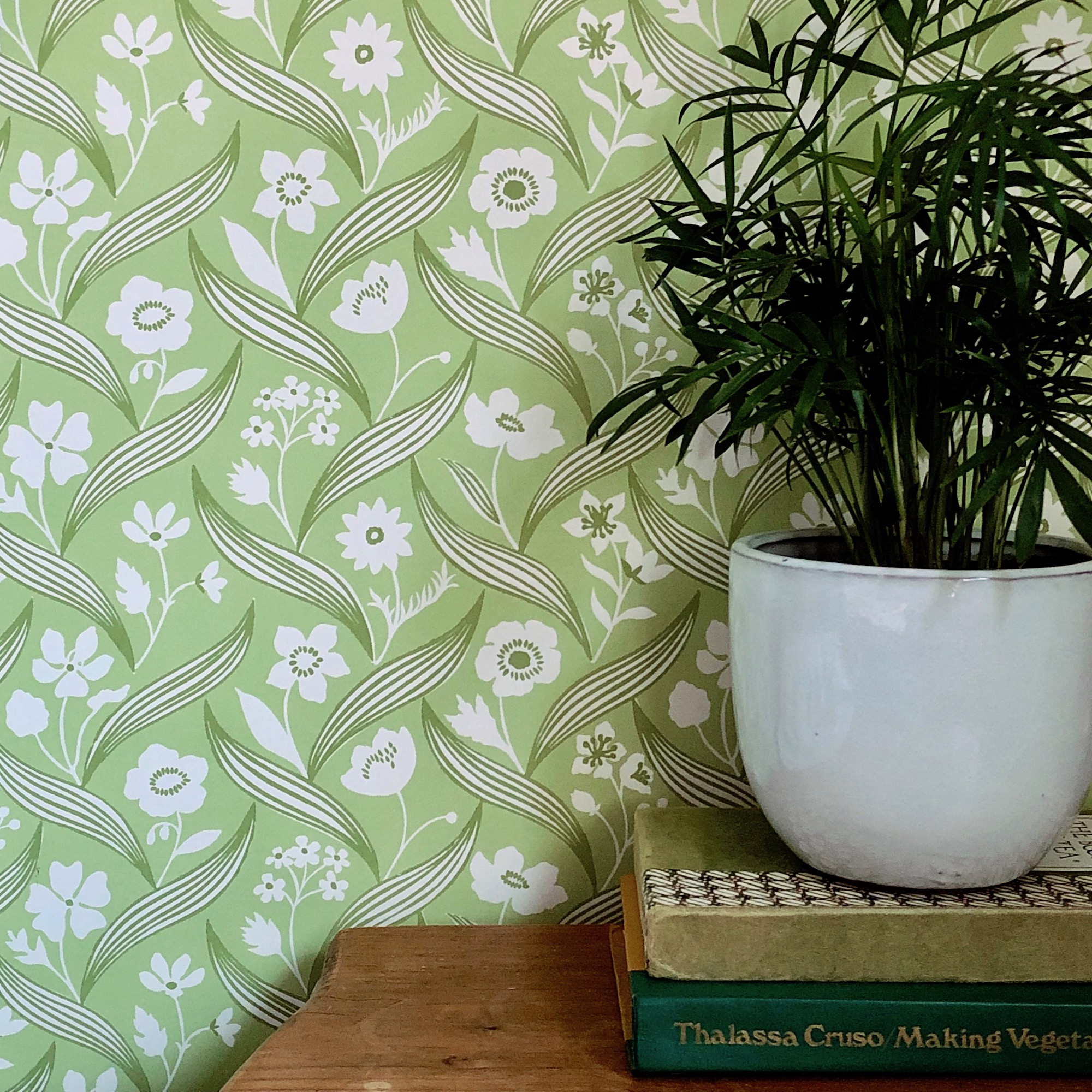 Imogen Wallpaper | Grass | Fiona Howard
