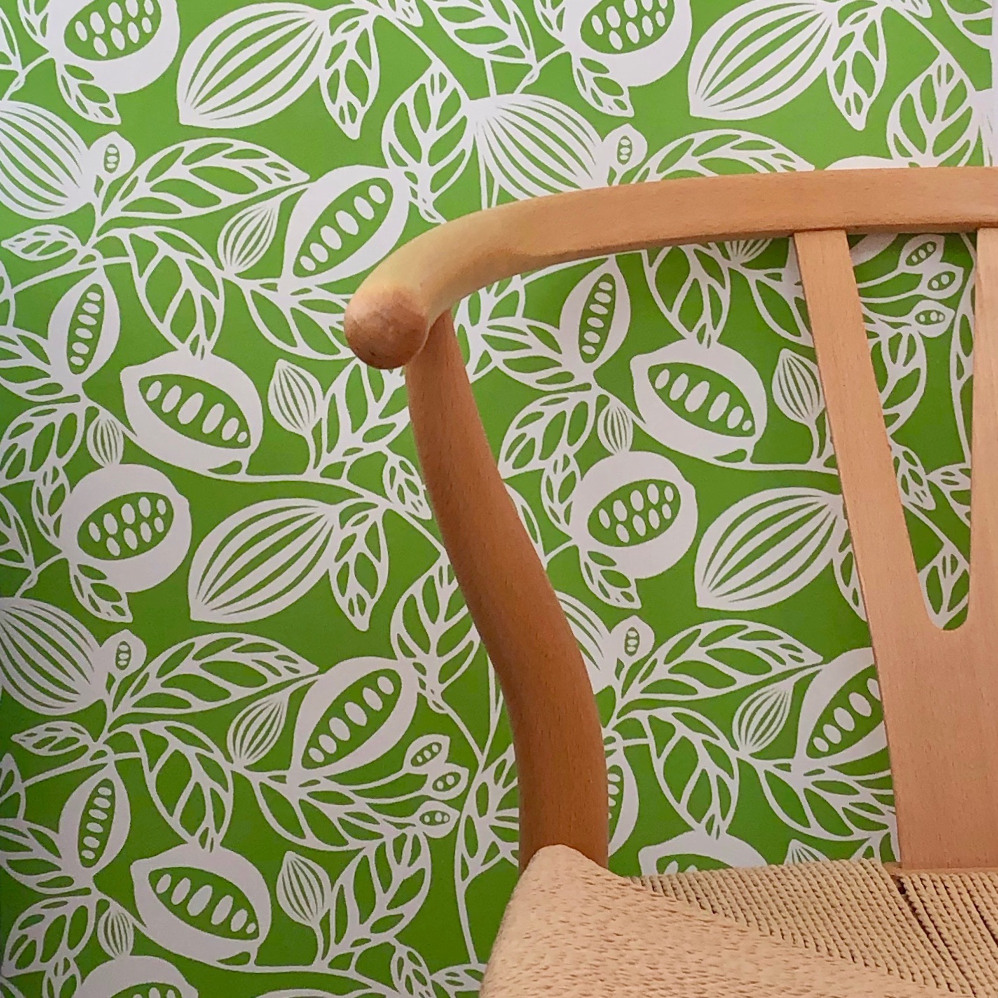 Wild Pods Wallpaper | Leaf | Fiona Howard