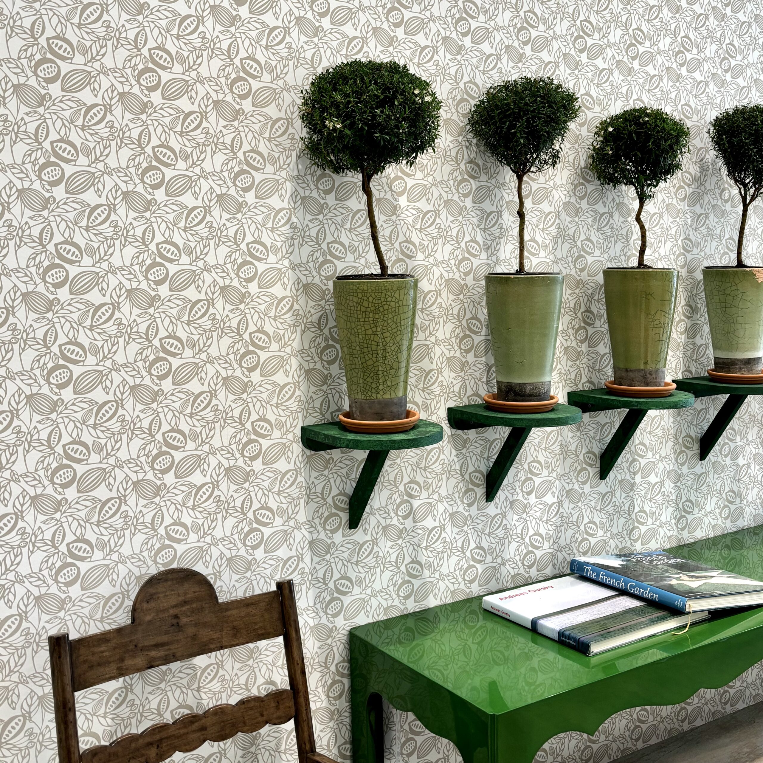 Wild Pods Wallpaper | Stone | Fiona Howard