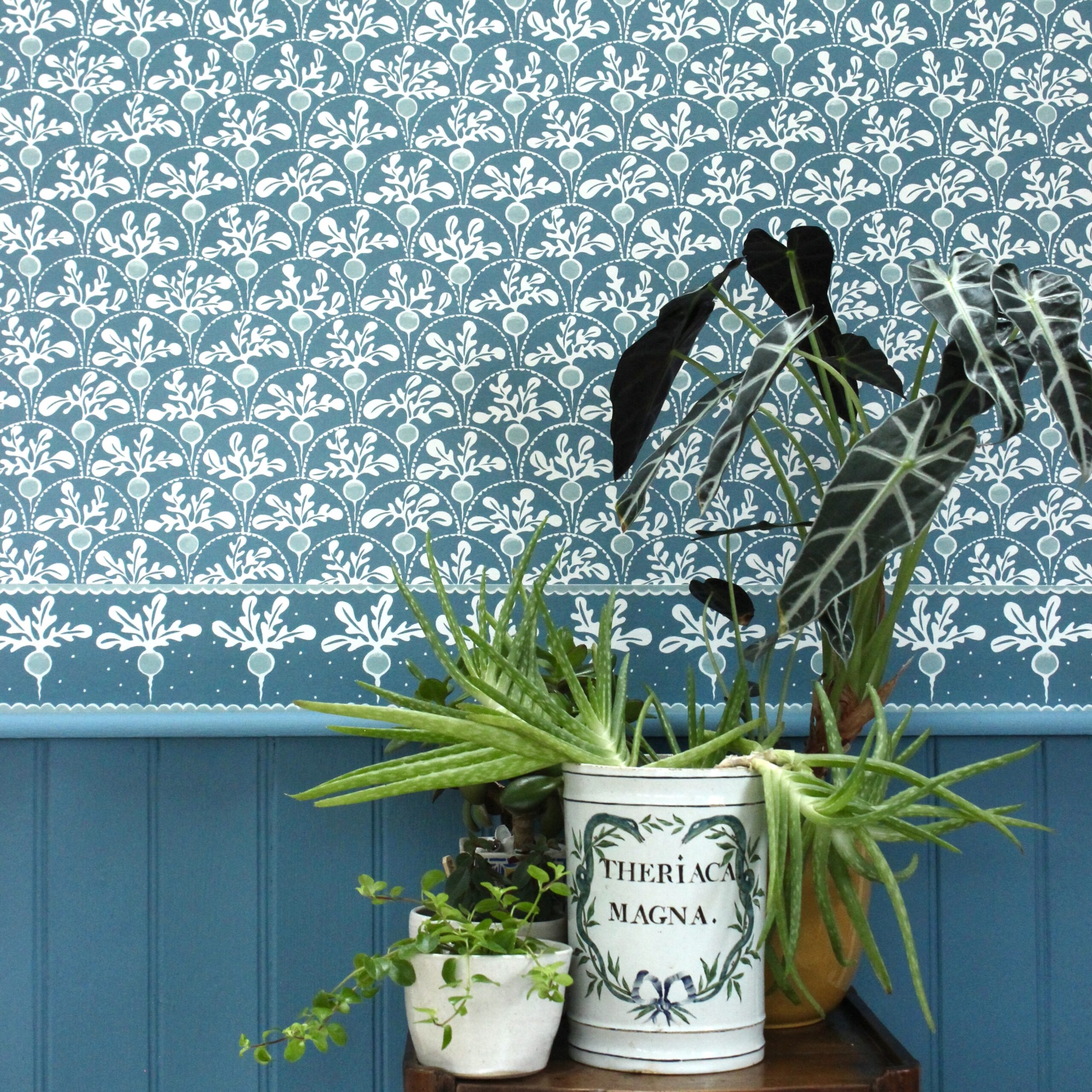 Radish Border | Nordic Blue | Fiona Howard