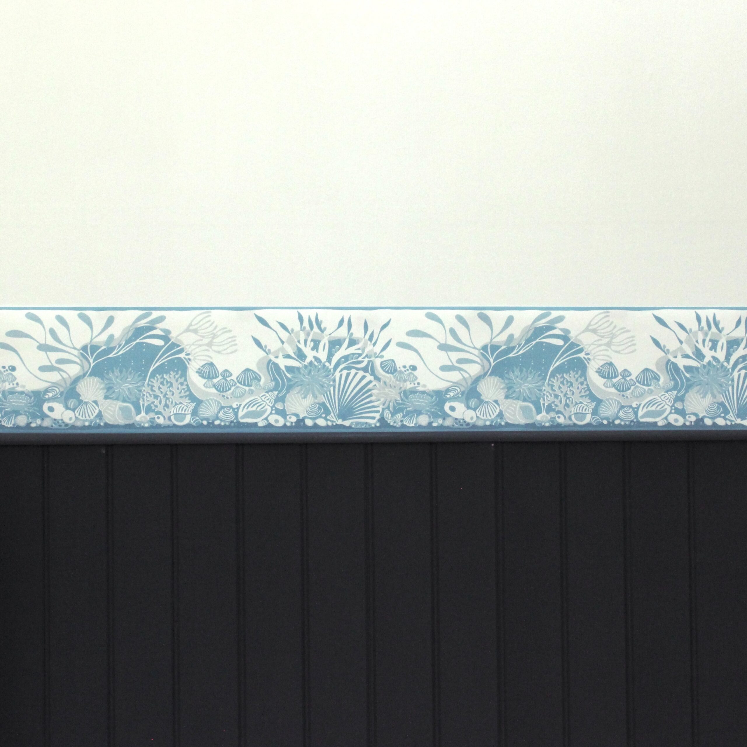 Rockpools Border | Blue | Fiona Howard