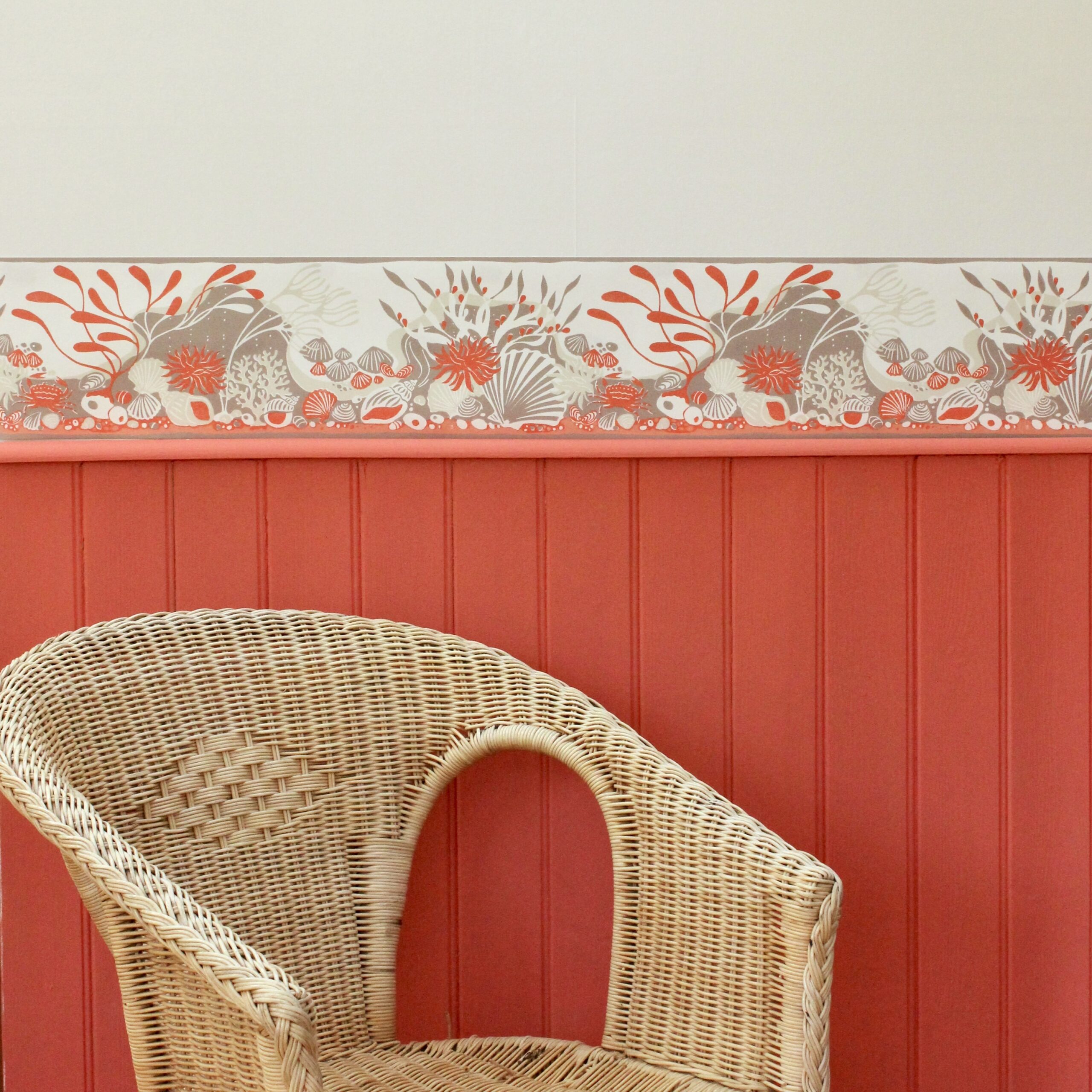 Rockpools Border | Coral | Fiona Howard