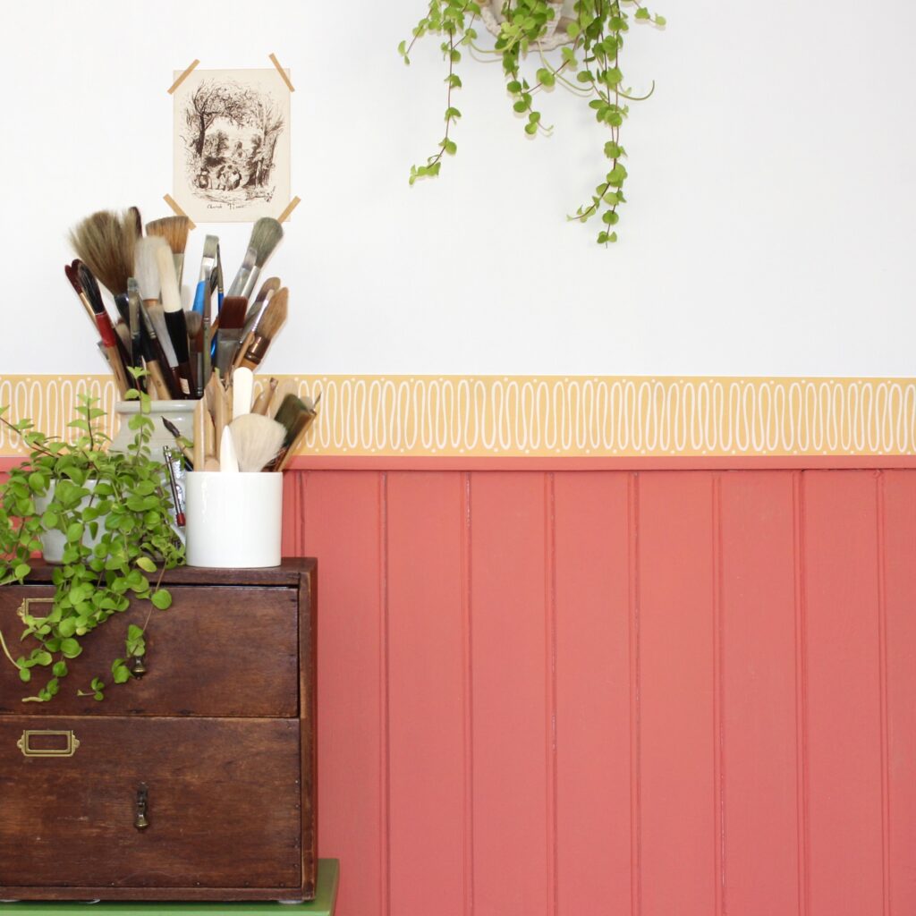 Squiggle Border | Buttermilk | Fiona Howard