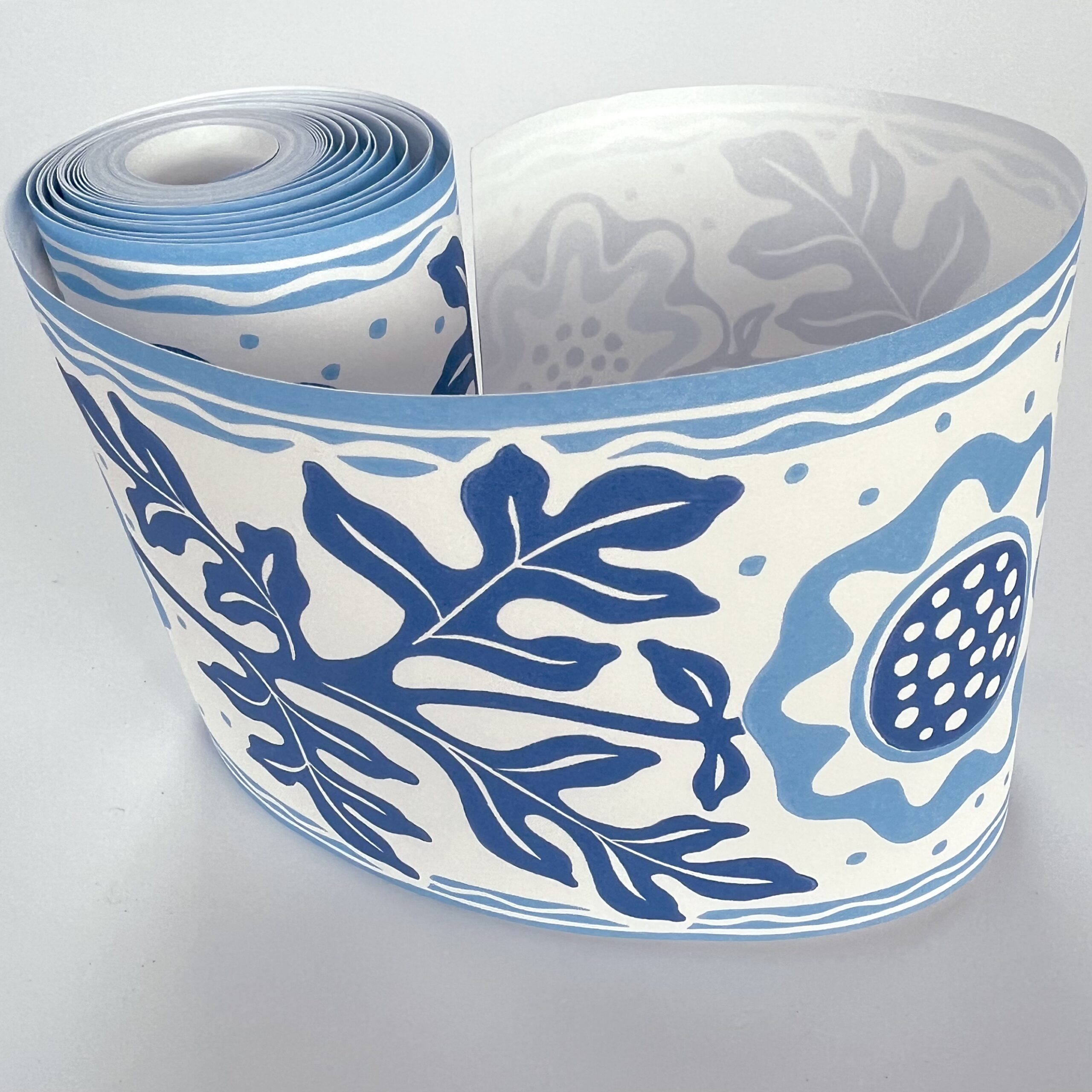 Sunflower Border Blue / Fiona Howard