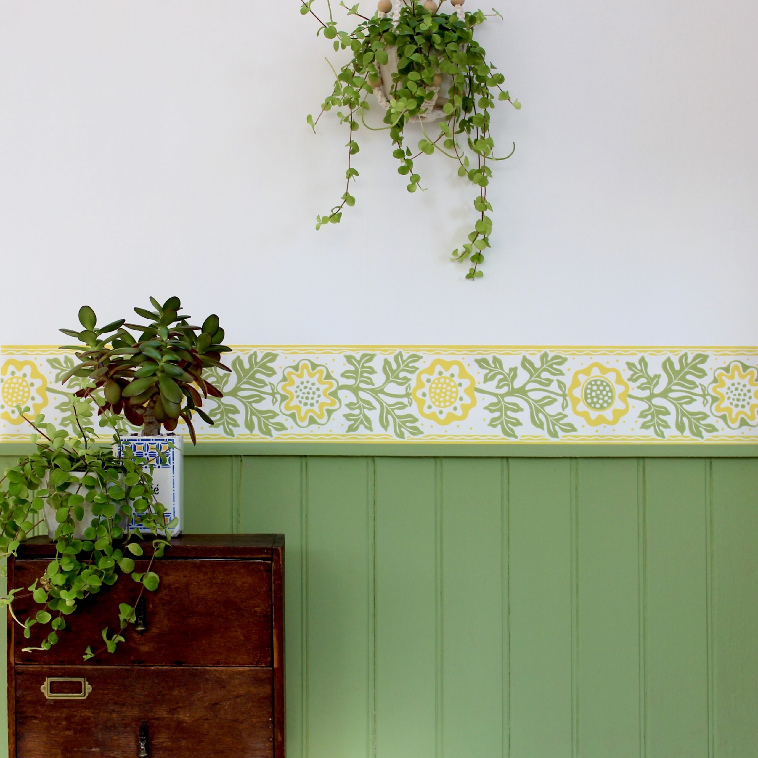Sunflower Border | Yellow | Fiona Howard