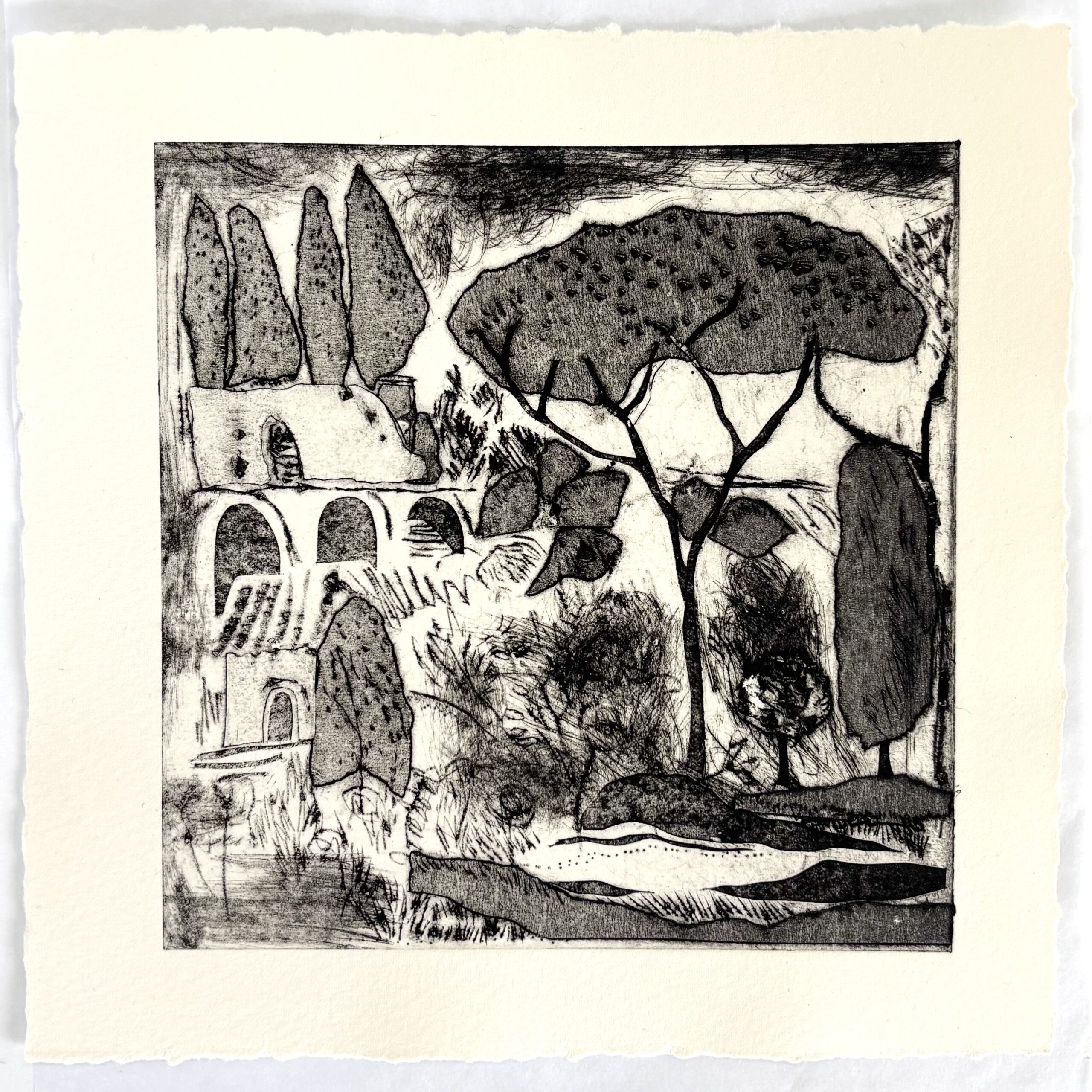 Rome Etching | Fiona Howard