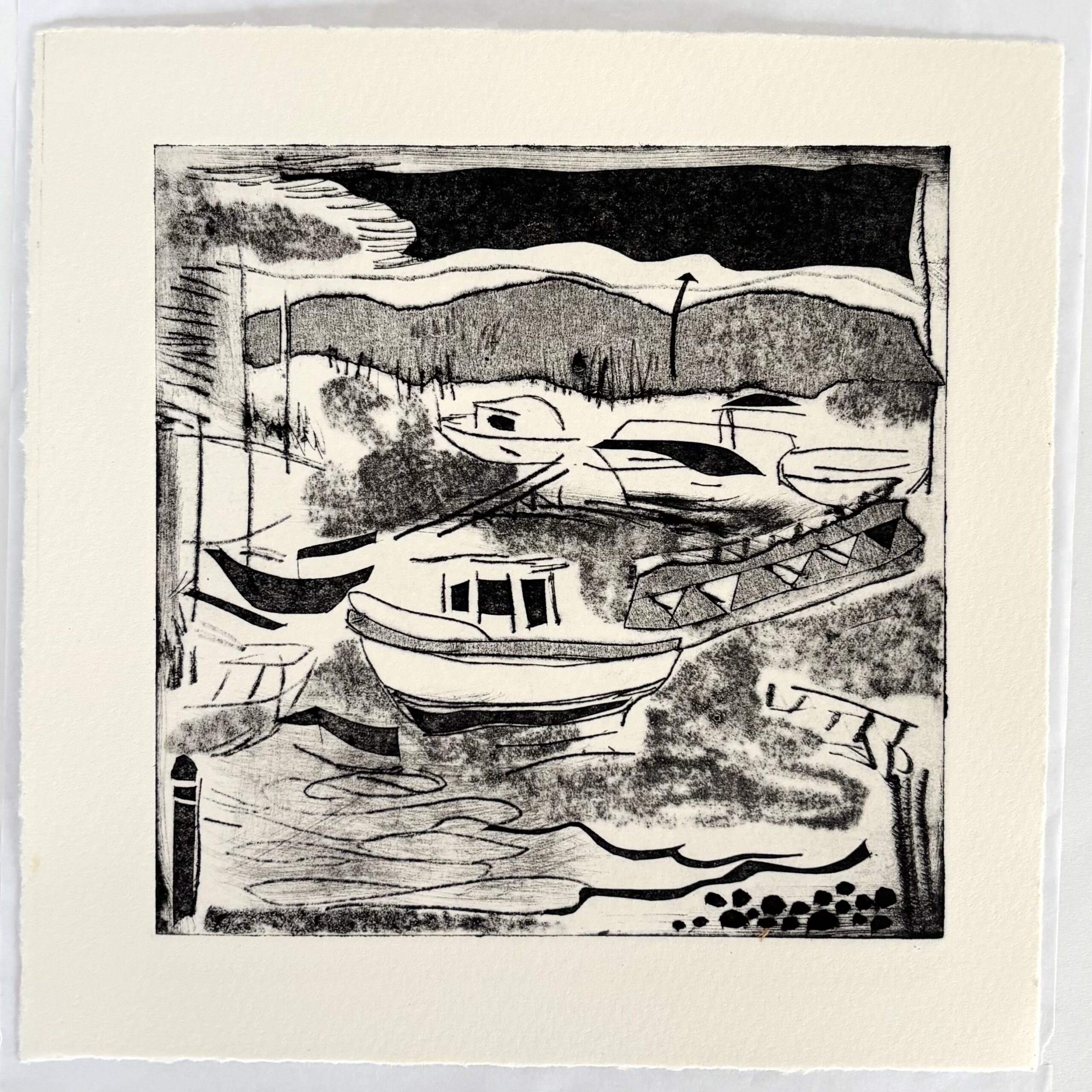 Low Tide Etching | Fiona Howard